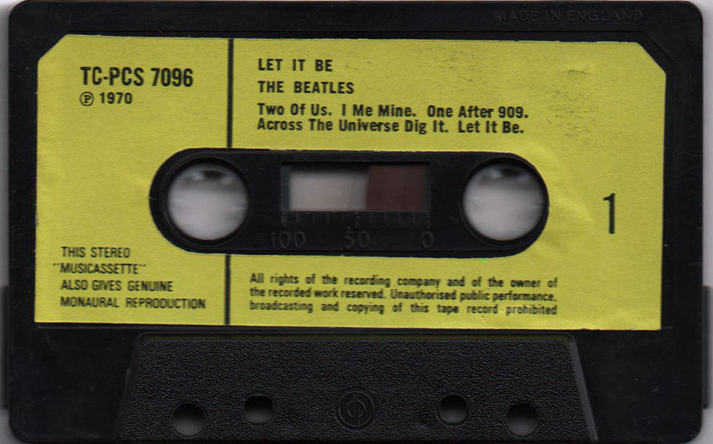 The Beatles UK Cassette