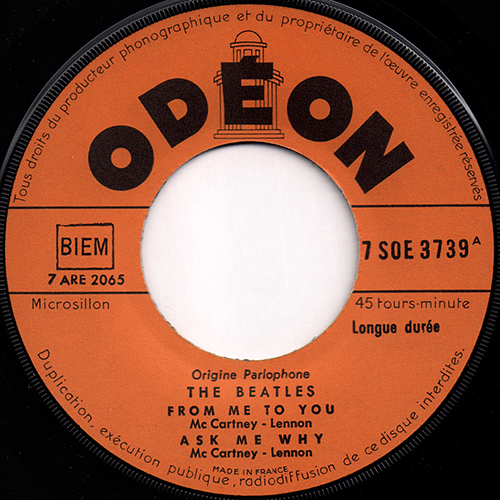 The Beatles France EP/Odeon#1