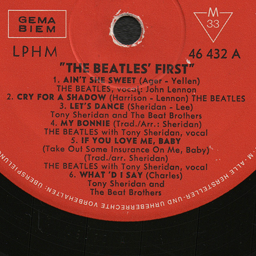 The Beatles Germany LP: Record Club Issue