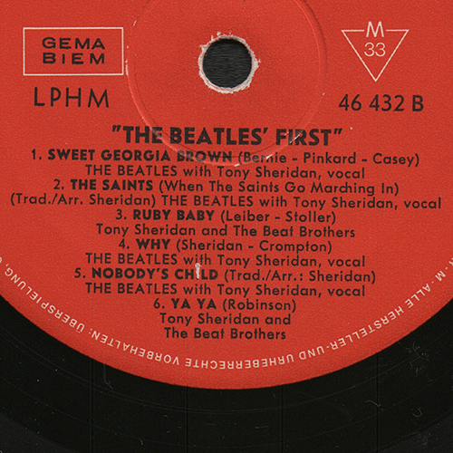 The Beatles Germany LP: Record Club Issue
