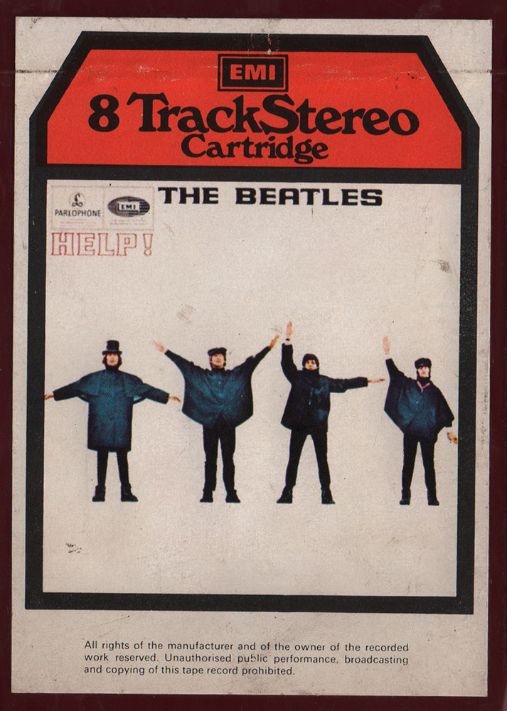 The Beatles UK 8 track cartridge