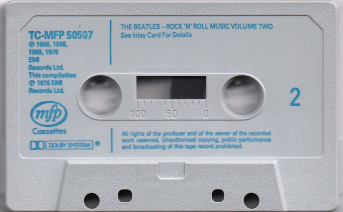 The Beatles UK Cassette