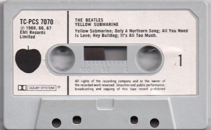 The Beatles UK Cassette