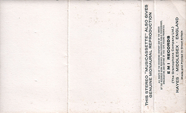 The Beatles UK Cassette