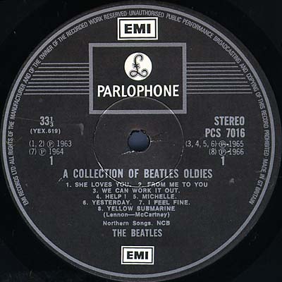 My Personal Record Guide: The Beatles Label History 1963-1980