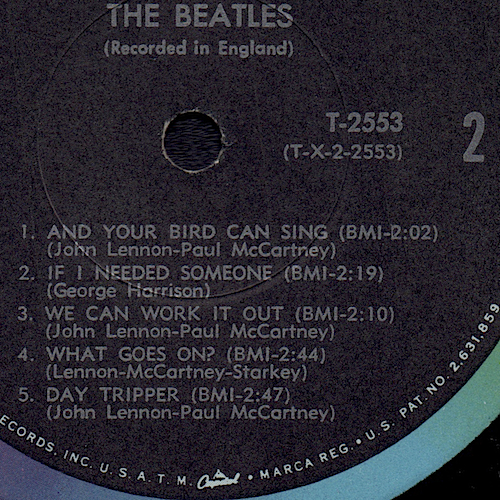 The Beatles U.S. LPs Capitol mono