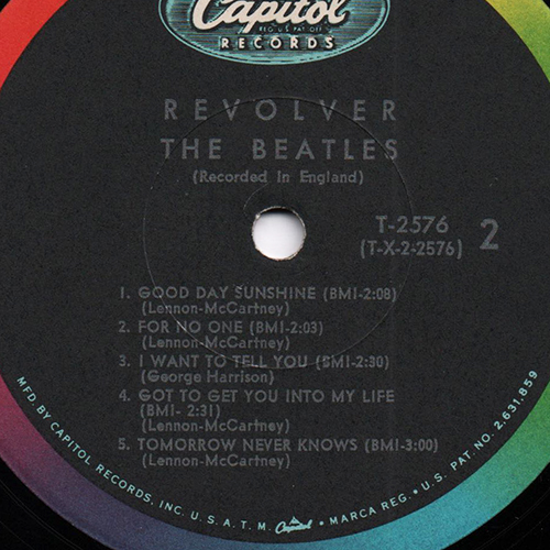 The Beatles U.S. LPs Capitol Mono Released #2