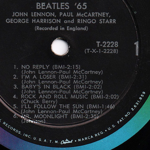 The Beatles U.S. LPs Capitol Mono
