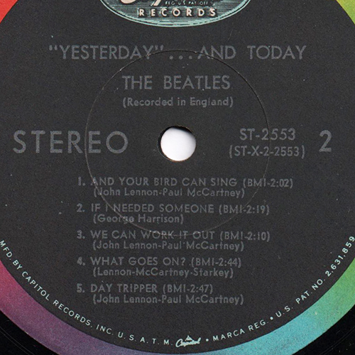 The Beatles U.S. LPs Capitol Stereo Released #2