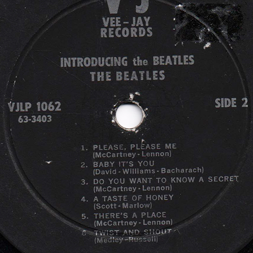 The Beatles U.S. LPs/Vee-Jay Records